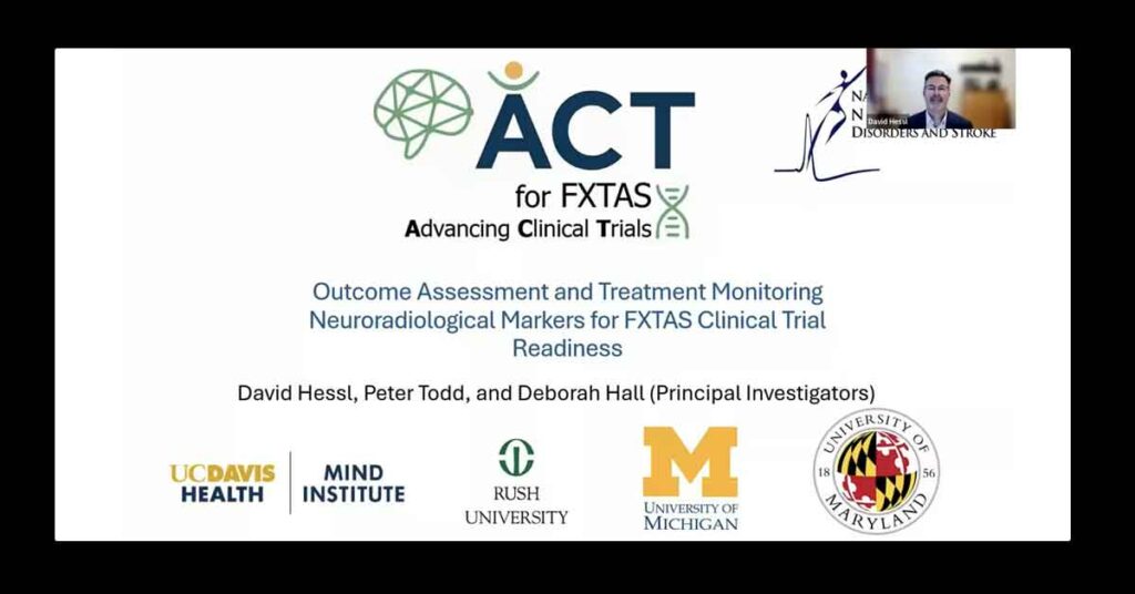 Fragile X-Associated Tremor/Ataxia Syndrome Recommendations